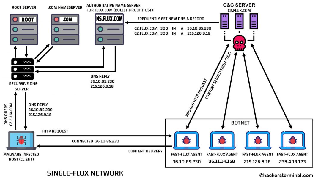 Fast-Flux Networks in Cybersecurity: A Technique Used to Hide C2 Server ...
