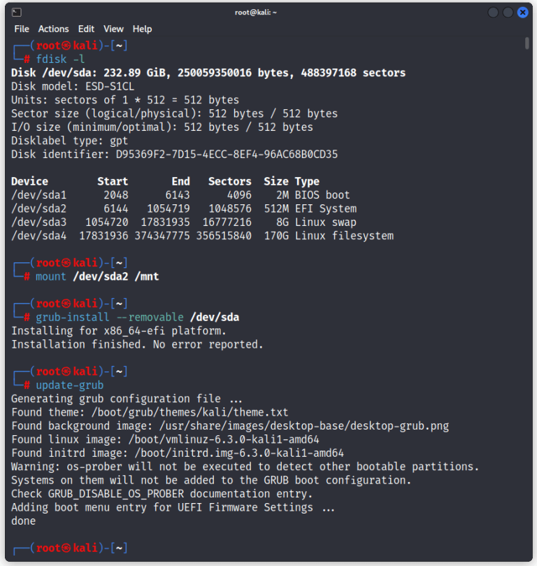 How to Install Kali Linux on a USB Flash Drive - Creating A Portable ...